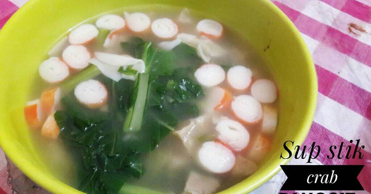Resep Sup stik crab pangsit oleh nanda sutrisna - Cookpad