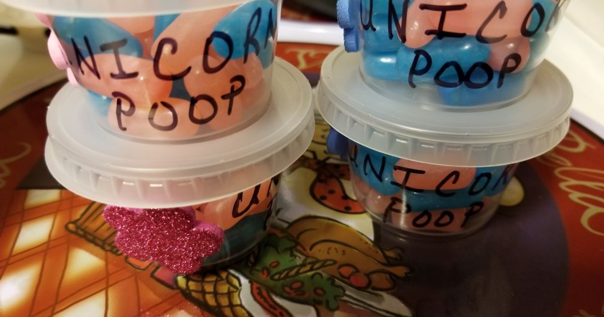 Unicorn Poop Cups Recipe by breadnnbutter