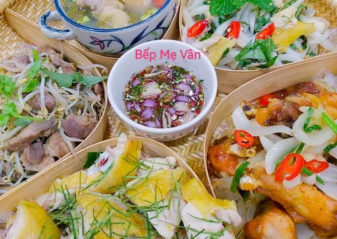 Cách Làm Món Mẹt Gà 5 Món của Phan Bao Van - Cookpad