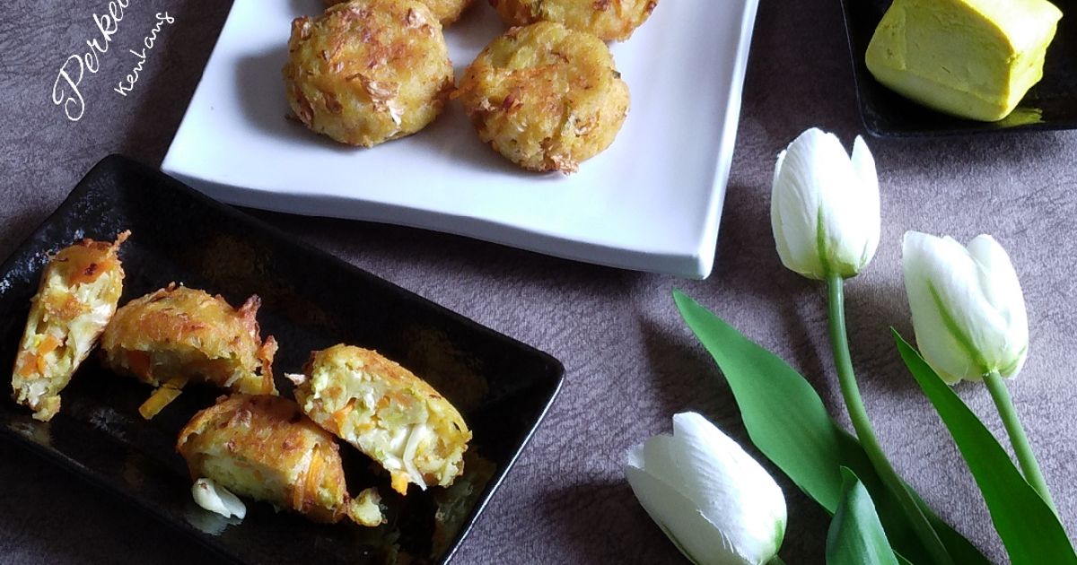 Resep Perkedel Bakwan Kentang Tahu Sayuran oleh Dapoer_Santi - Cookpad