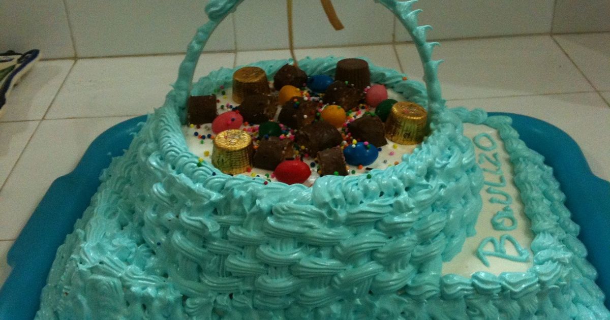 Cake "Canasta De Confituras" Receta de carmenchu.sanchezrojas- Cookpad
