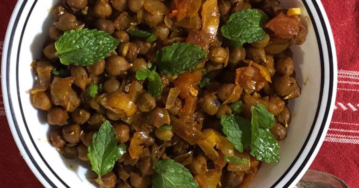 #Black Chana Sabzi Recipe by Asifa Kouser - Cookpad