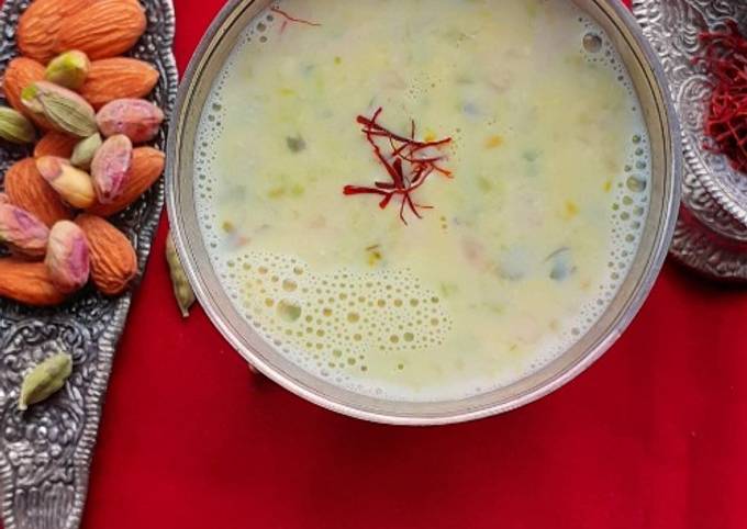 Saffron Masala Milk Recipe by Deepa Rupani - Cookpad