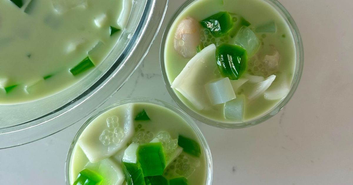 Buko Pandan Dessert Recipe by Tâm