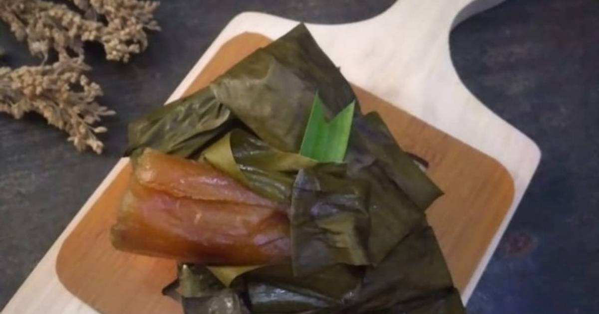 Resep Lemet / Lapek SingPiNang (Singkong Pisang Nangka) oleh Novi Oppie ...