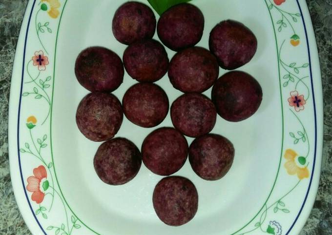 Resep Bola bola ubi ungu oleh Firani Rosa - Cookpad