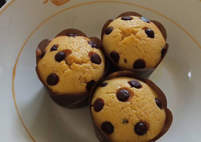 Resep Cup Cake Labu Kuning oleh Ummu Aqim - Cookpad