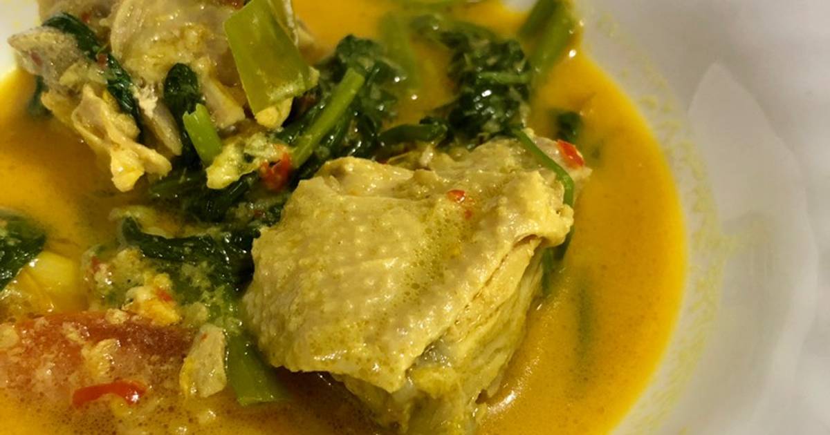 Resipi Ayam Masak Lemak Cili Api Kangkung Mak Liha oleh Nab’s Kitchen ...