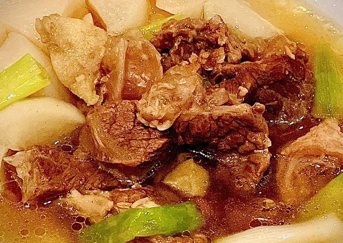 Resep Sup Urat Daging Sapi dan Lobak Dengan Angcau oleh Nathalia Tj ...