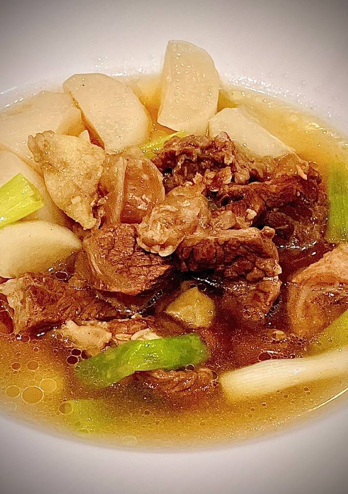 Resep Sup Urat Daging Sapi dan Lobak Dengan Angcau oleh Nathalia Tj ...