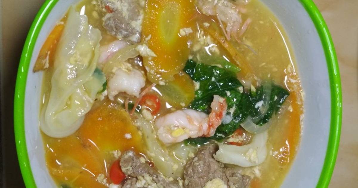 Resep Capcay Kuah Udang Daging oleh Didik Tri Utami - Cookpad