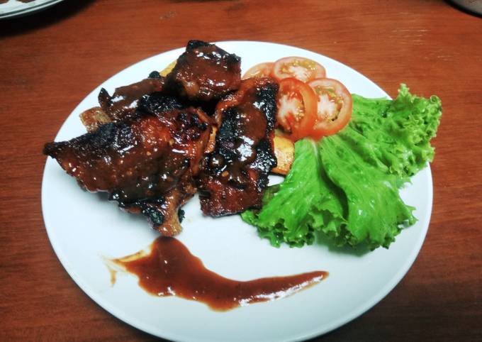 Resep Iga bakar saus bbq oleh momay indri - Cookpad