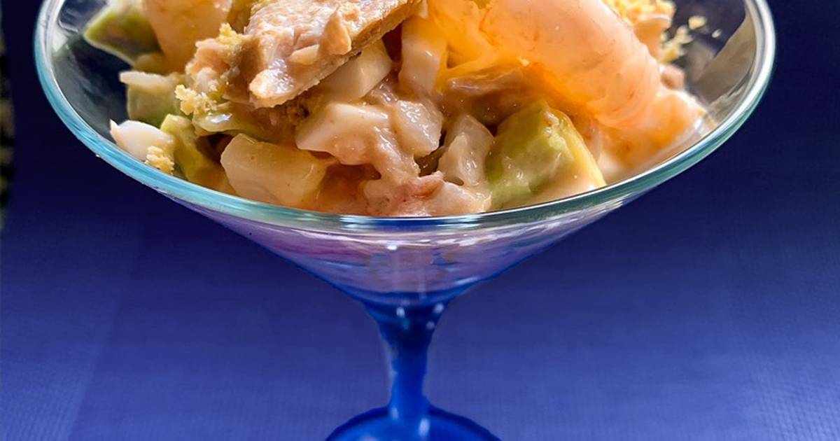 Coctel de marisco con aguacates - 15 recetas caseras- Cookpad