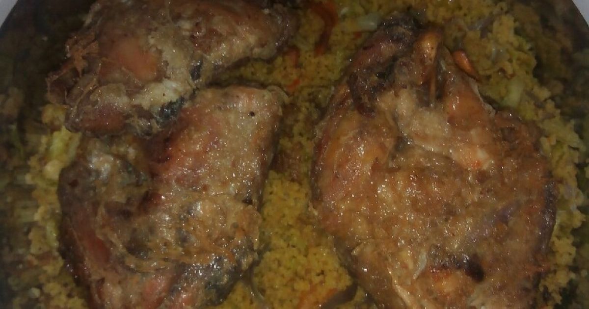 Cus Cus With Pried Chicken Recipe by rukayya habib - Cookpad