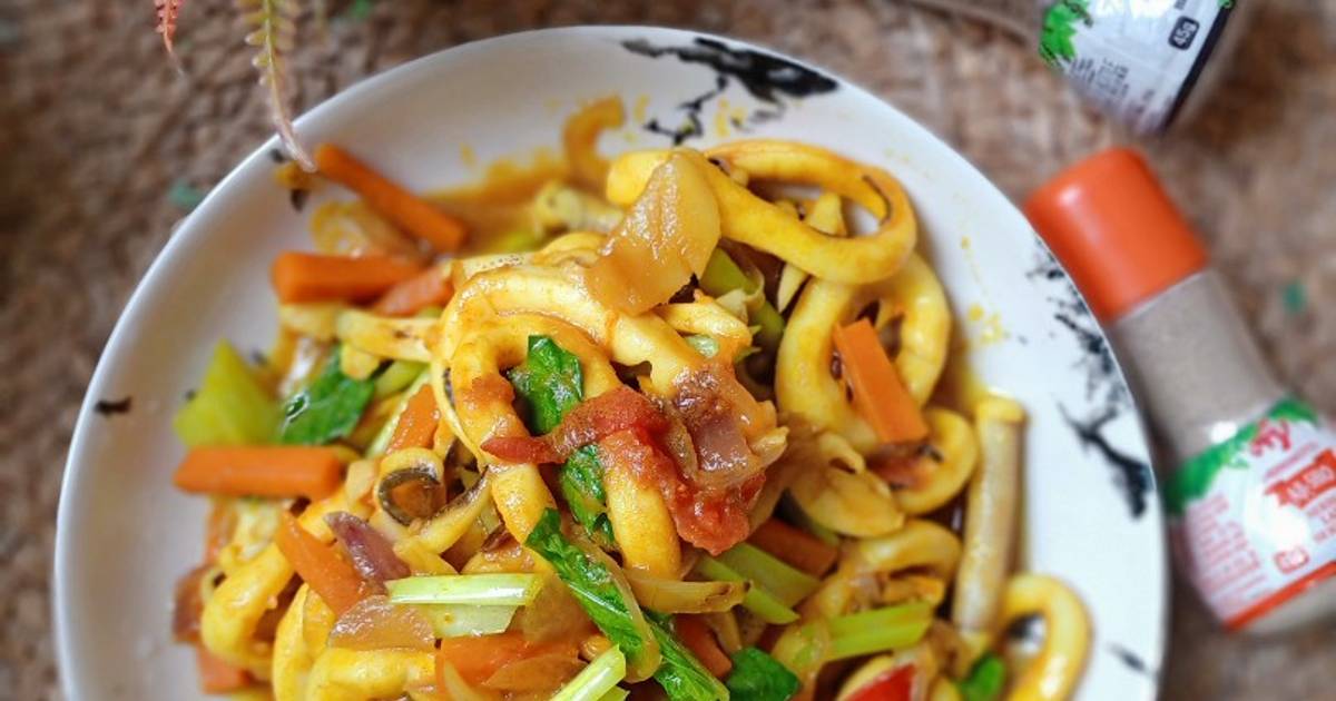 Resipi Sotong Katak Goreng Kunyit oleh mamy_kitchen89 - Cookpad