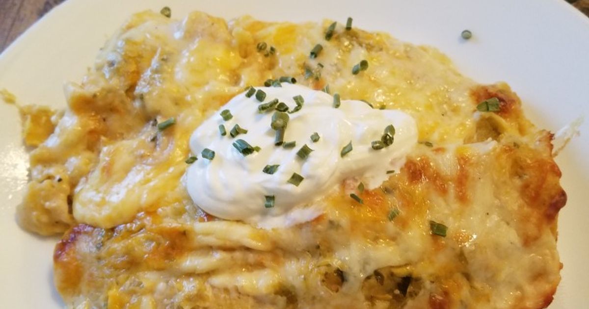 Chicken Suizas Enchiladas Recipe By Leelumae