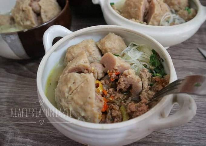 Resep Bakso beranak oleh Ria Fitria yuniarti - Cookpad