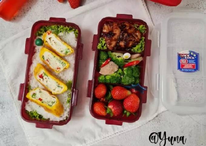 Resep Bento kekantor & sekolah oleh Yuna - Cookpad