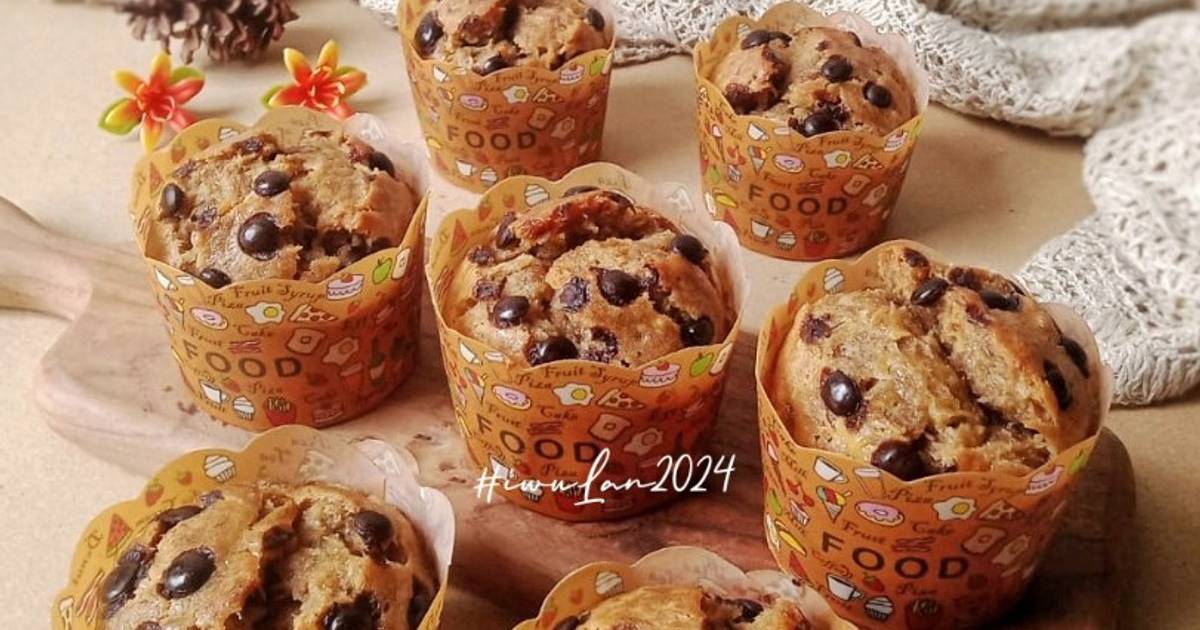 Resep Muffin Pisang Chocochips oleh DyahWuLan Bae - Cookpad