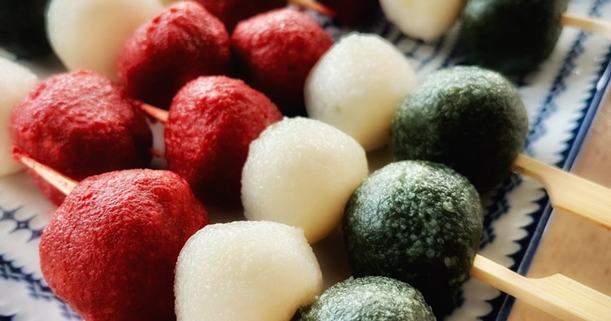 Hanami Dango —Postre Dulce Japonés— Receta de Arianne