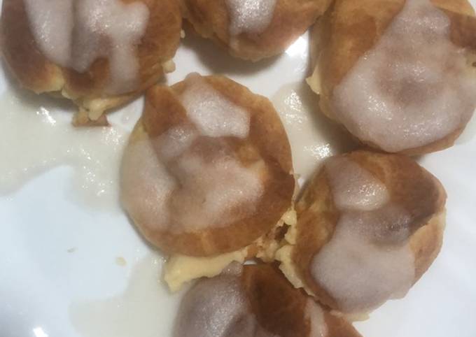 Petisú relleno de crema pastelera Receta de Alicia Mosquero Franco- Cookpad