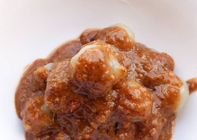Resep Cilok saos kacang || Saos Kacang oleh Wulan Septiana - Cookpad
