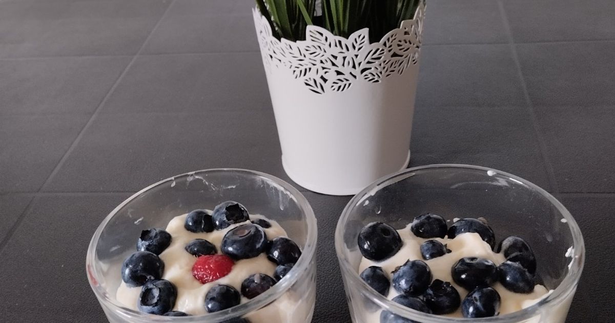 21 recettes faciles et rapides " verrine myrtilles " - Cookpad