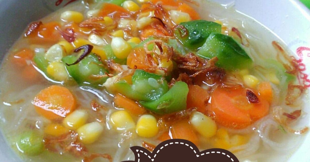 Resep Sop Oyong Bihun Kaca Simple Hemat Waktu 🍜🍴 oleh Nursolihi Insani ...
