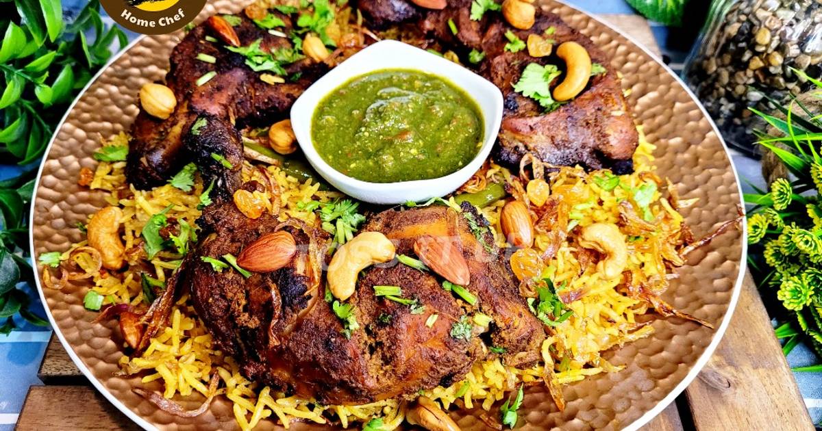 Restaurant Style Arabian Chicken Mandi Without Oven Recipe by Rumana ...