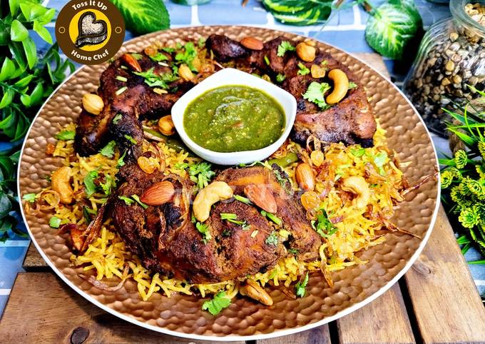 Restaurant Style Arabian Chicken Mandi Without Oven Recipe by Rumana ...