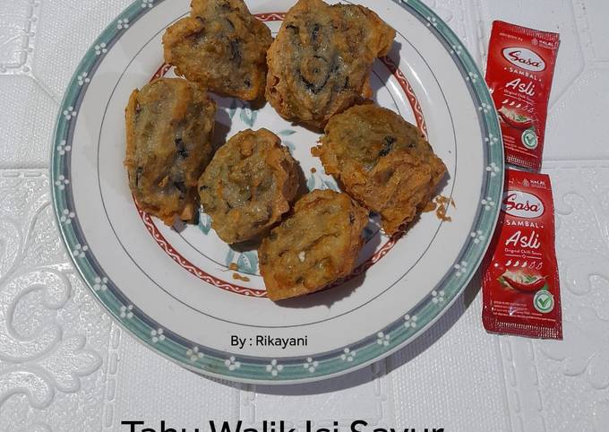 Resep Tahu Walik Isi Sayur oleh Rikayani - Cookpad