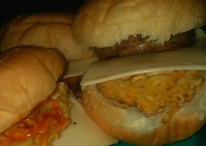 Resep Burger mie ala-ala oleh Fitriani - Cookpad