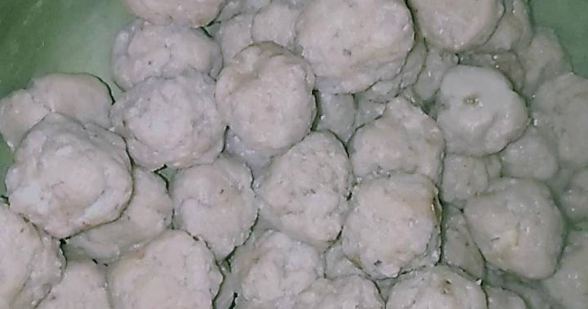 Resep Bakso kerikil ikan laut oleh yanni - Cookpad