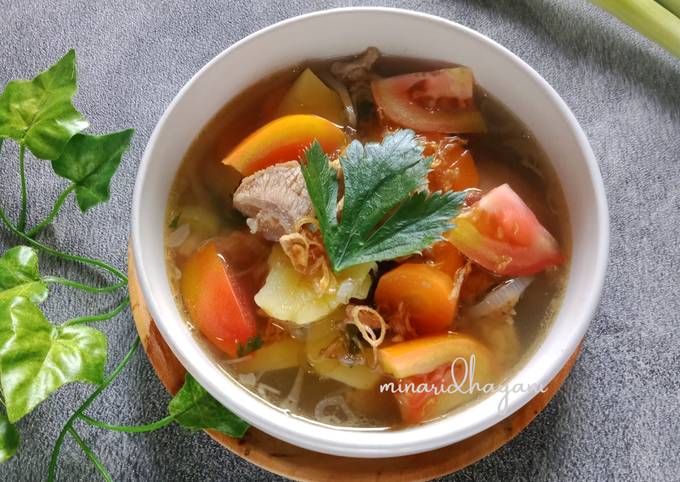 Resep Sop Daging Sapi oleh Mina Ridhayani - Cookpad