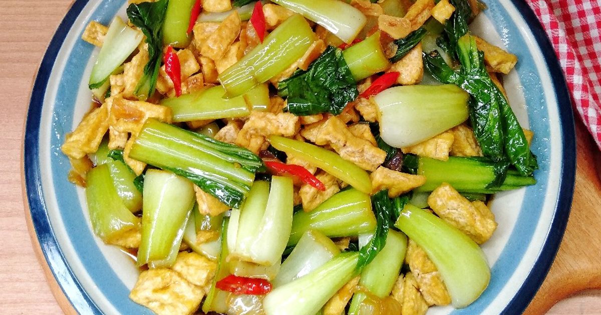Resep sawi daging dan tahu rumahan enak dan mudah - Cookpad