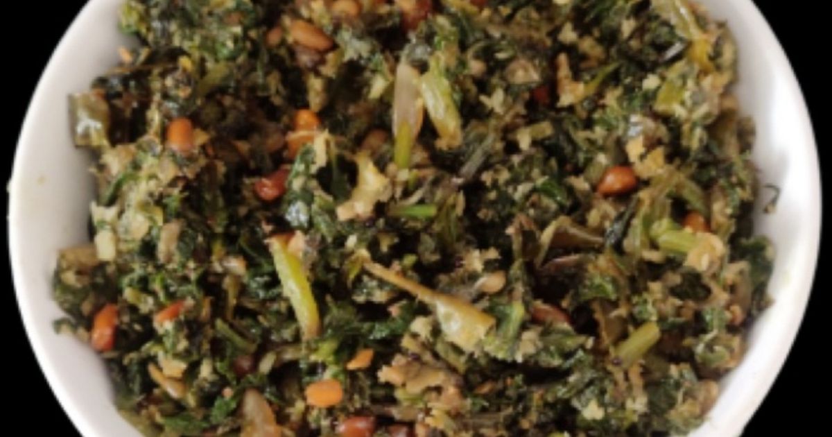 பாலக் கீரை பொரியல் (Palak Subji Recipe In Tamil) இவருடைய ரெசிபி ...
