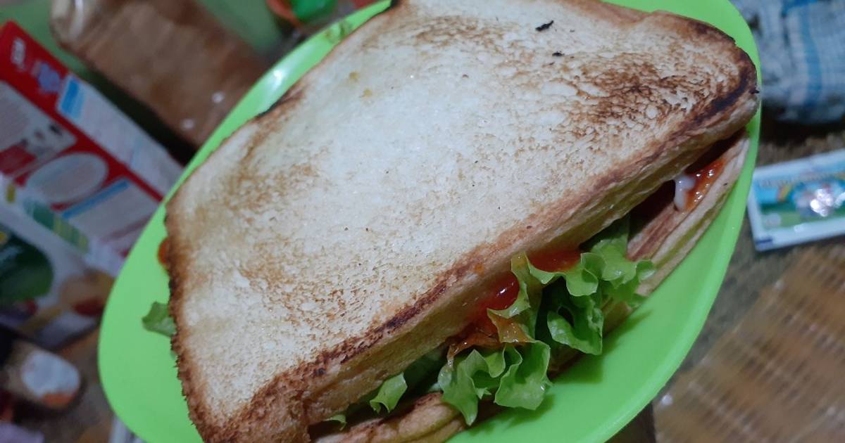 Resep Sandwich Telor Goreng oleh Dapur Arumi - Cookpad