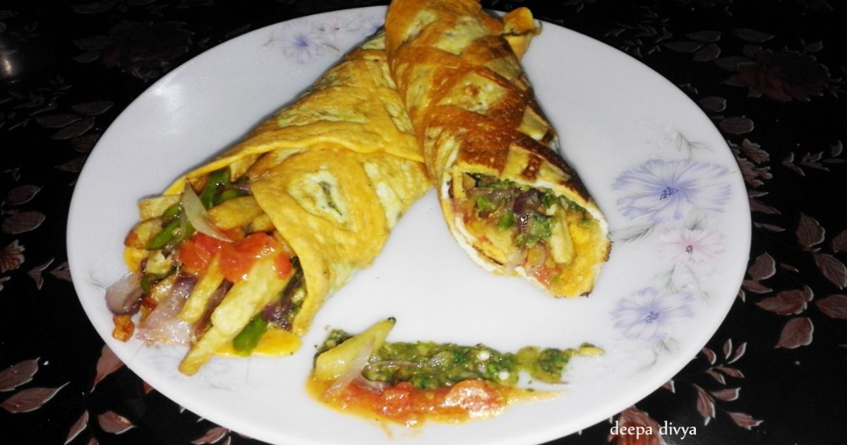 South Indian Street Bonda Inspired Mash Wrap Recipe by Deepa Divya ...