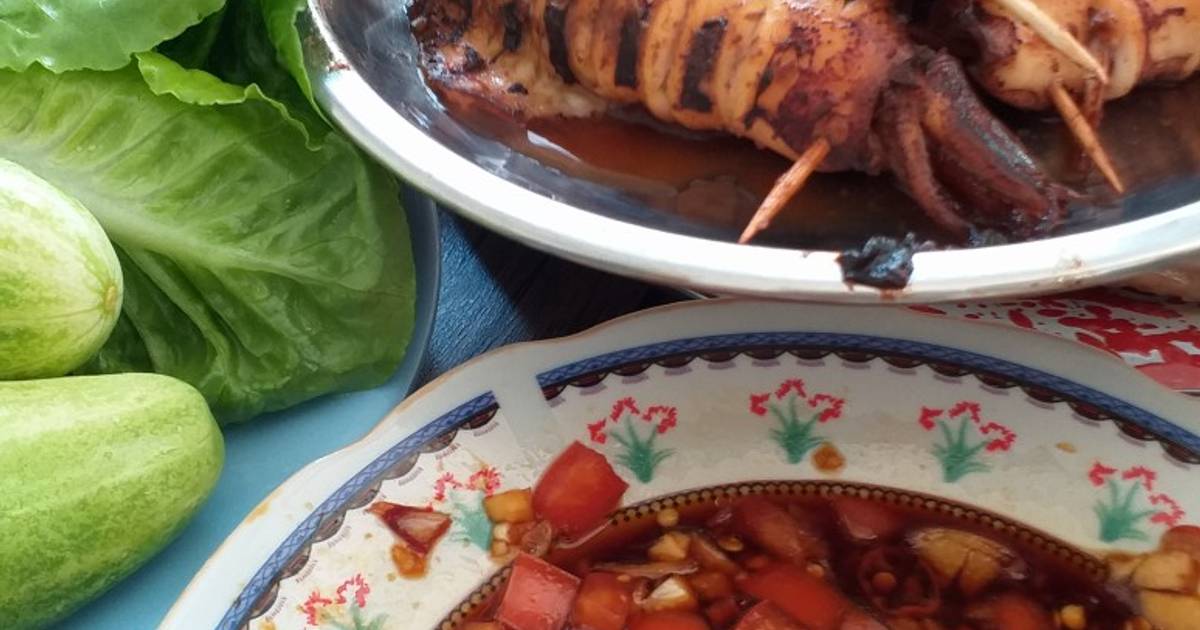 Resep Cumi bakar oriental oleh yekti - Cookpad