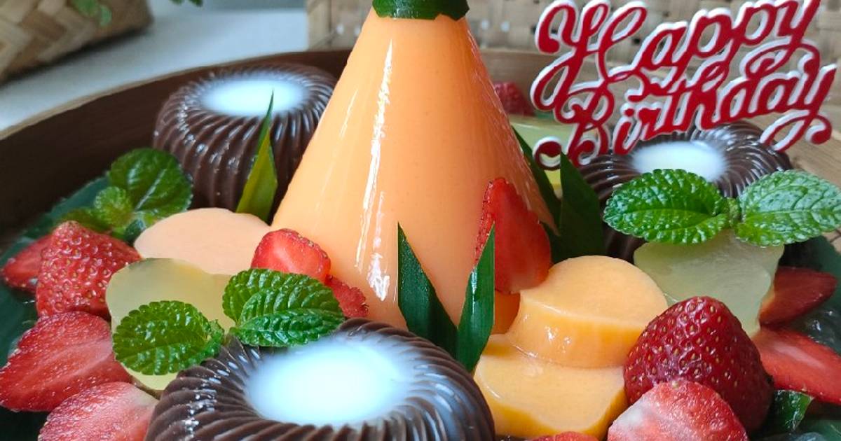 Resep Tumpeng Puding (748) oleh Ati Agus Sapto (Mom's Firza) - Cookpad