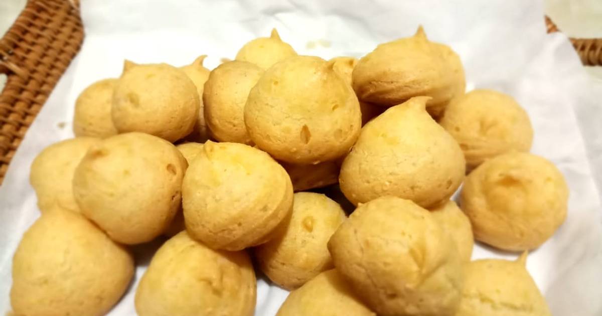 Resep Kue sus keju aka cheese crispy choux oleh Mastillah Shaomi - Cookpad
