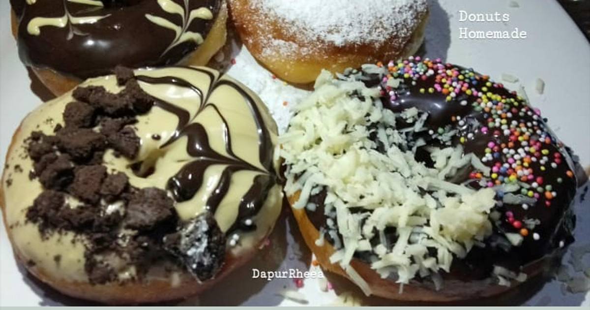 Resep Donuts Homemade oleh Riia Pink - Cookpad