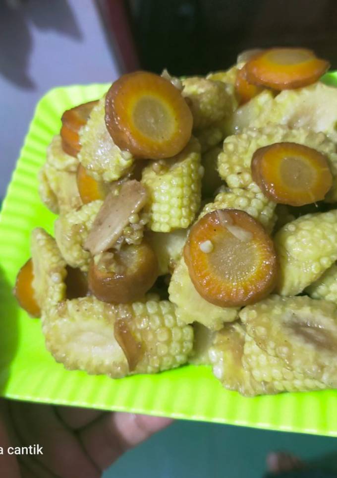 Resep Tumis jagung putren dan wortel oleh Umi Wilda - Cookpad