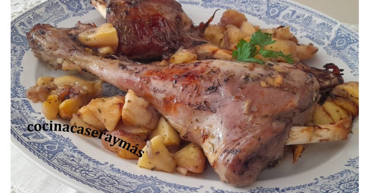 Cordero al horno con manzanas Receta de M.E.T.R. (MªElena)- Cookpad