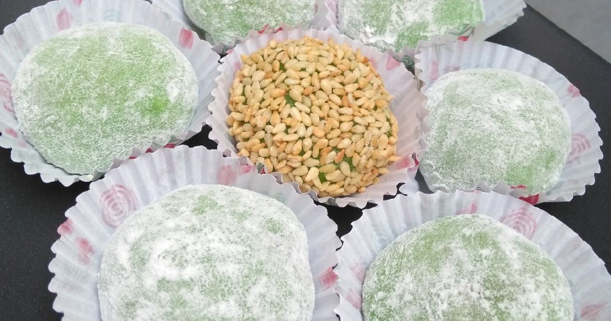 Resep Kue Mochi Isi Kacang Tanah oleh Pawon Ummi Fayadh - Cookpad