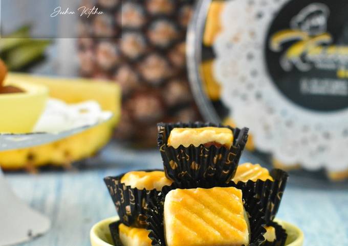 Resep Tart Nenas Cube a.k.a Nastar Cube oleh Mommy Nawla#Jeehan - Cookpad
