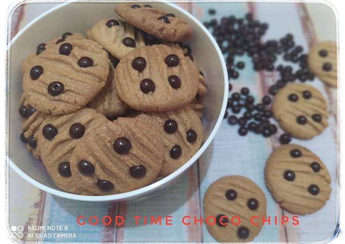 Resep Good Time Choco Chips oleh Ana Rafa Fadhlillah - Cookpad