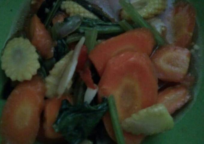Resep Putren, wortel, sawi hijau sehat oleh AmiEe - Cookpad