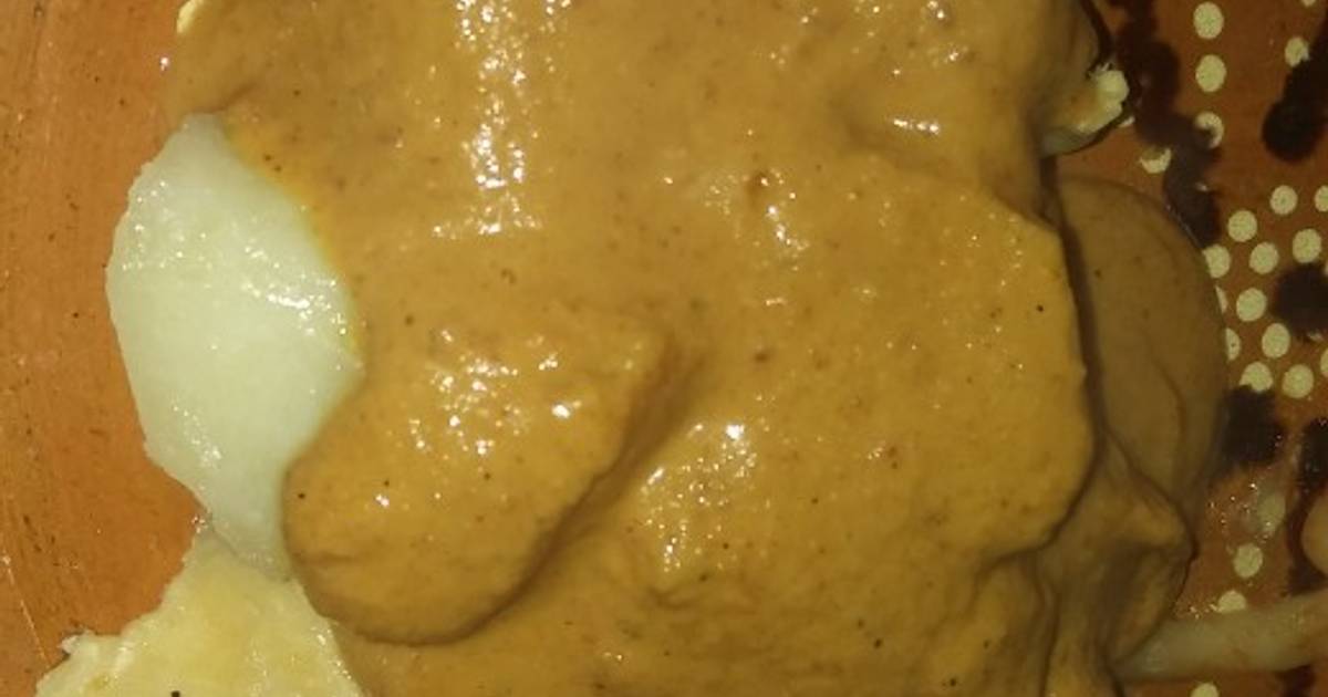 Pollo en salsa de cacahuate 🍗 Receta de Lizzy - Cookpad