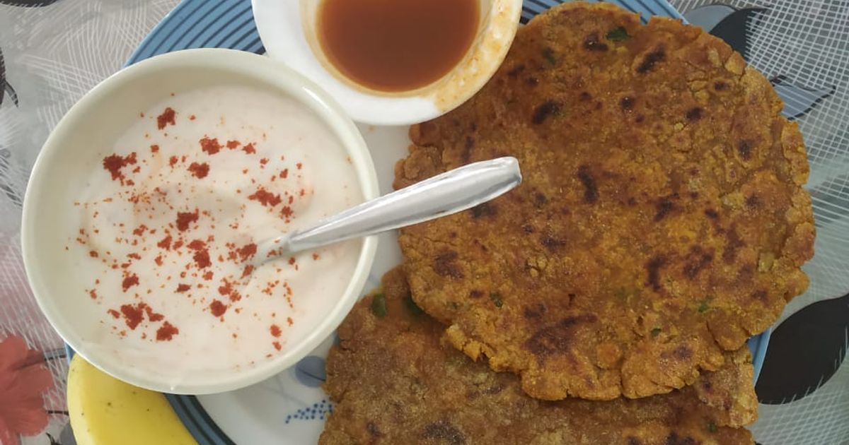 Banana Paratha Recipe by Sunita Shailesh Ved